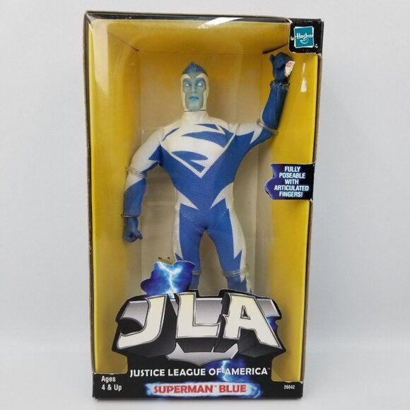 Hasbro | Toys | New 999 Hasbro Jla Superman Blue Fully Poseable ...